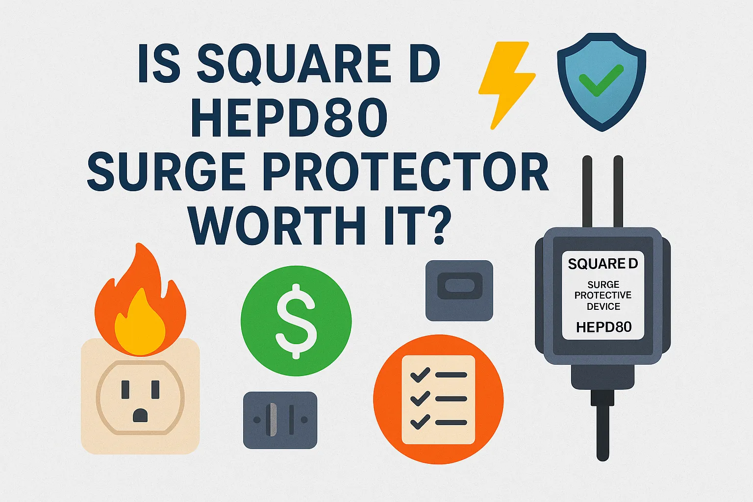 Review of Square D HEPD80 Surge Protector - Is it Worth the Price?