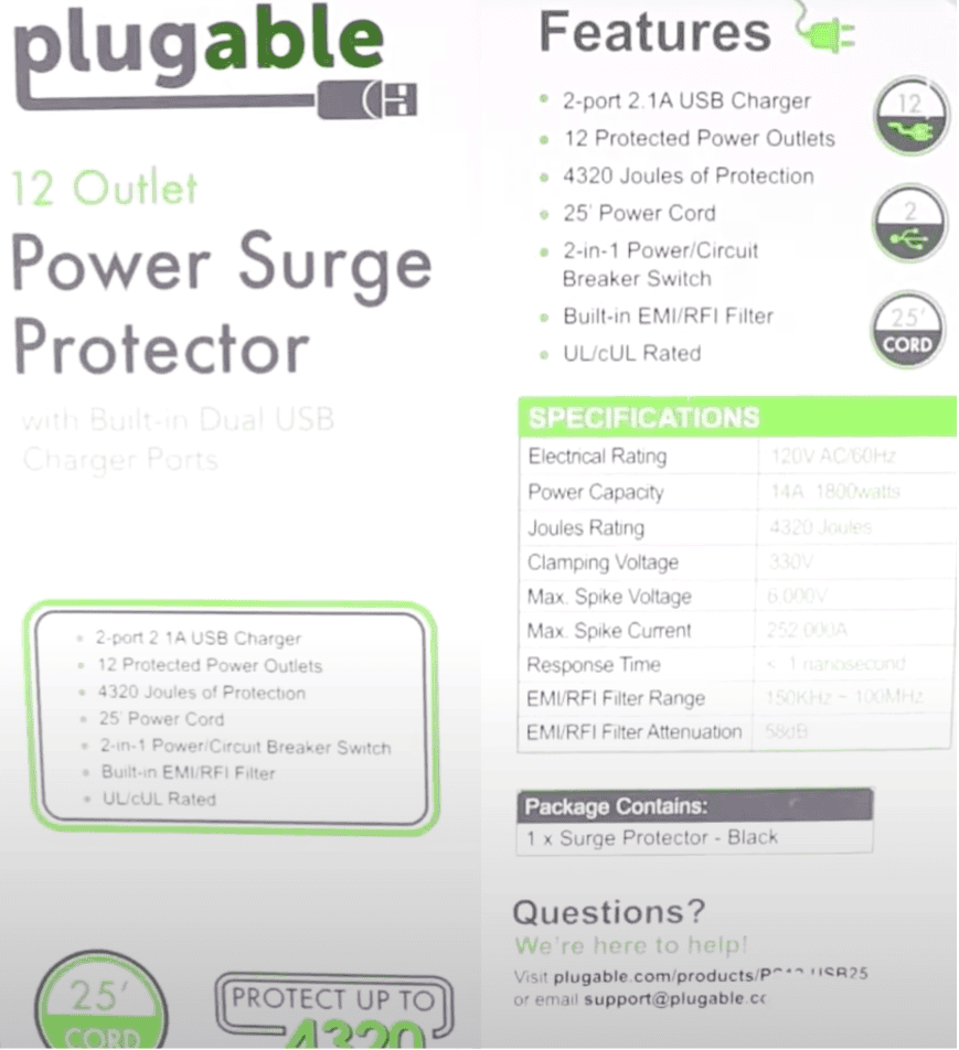 Review of Plugable Surge Protector: Efficiency Meets Safety