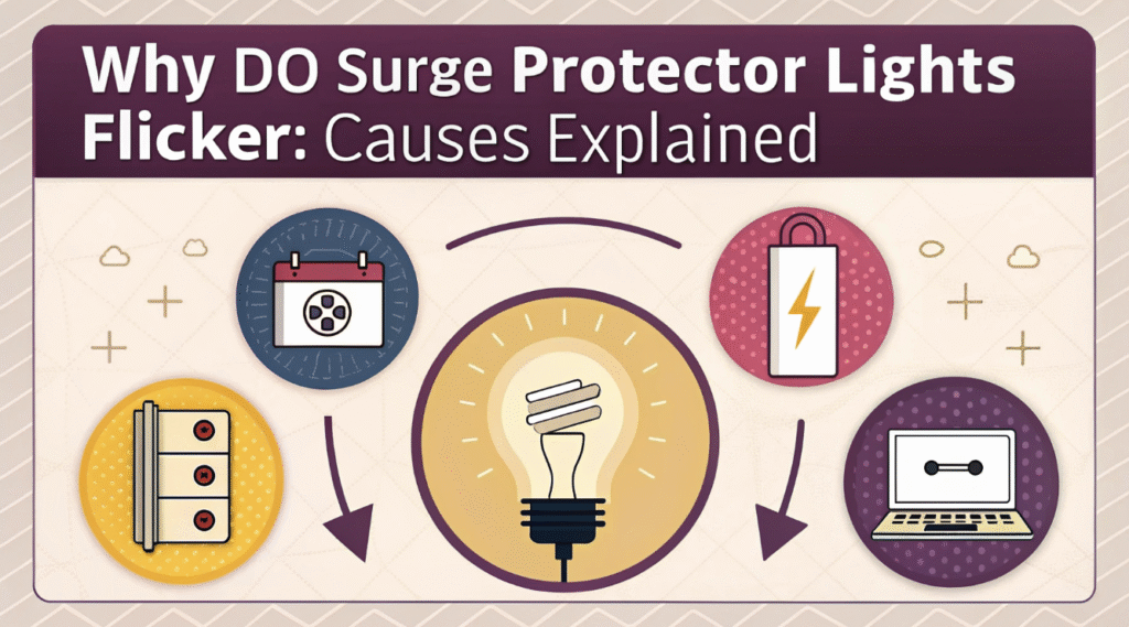 Why Do Surge Protector Lights Flicker: Causes Explained