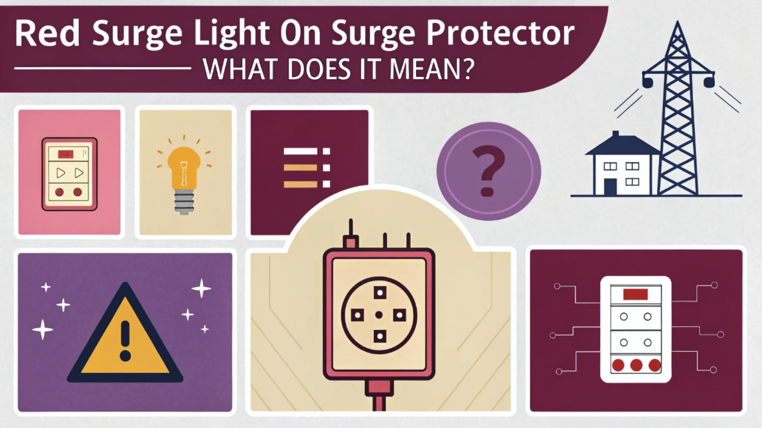 Red Surge Light on Surge Protector: What It Means