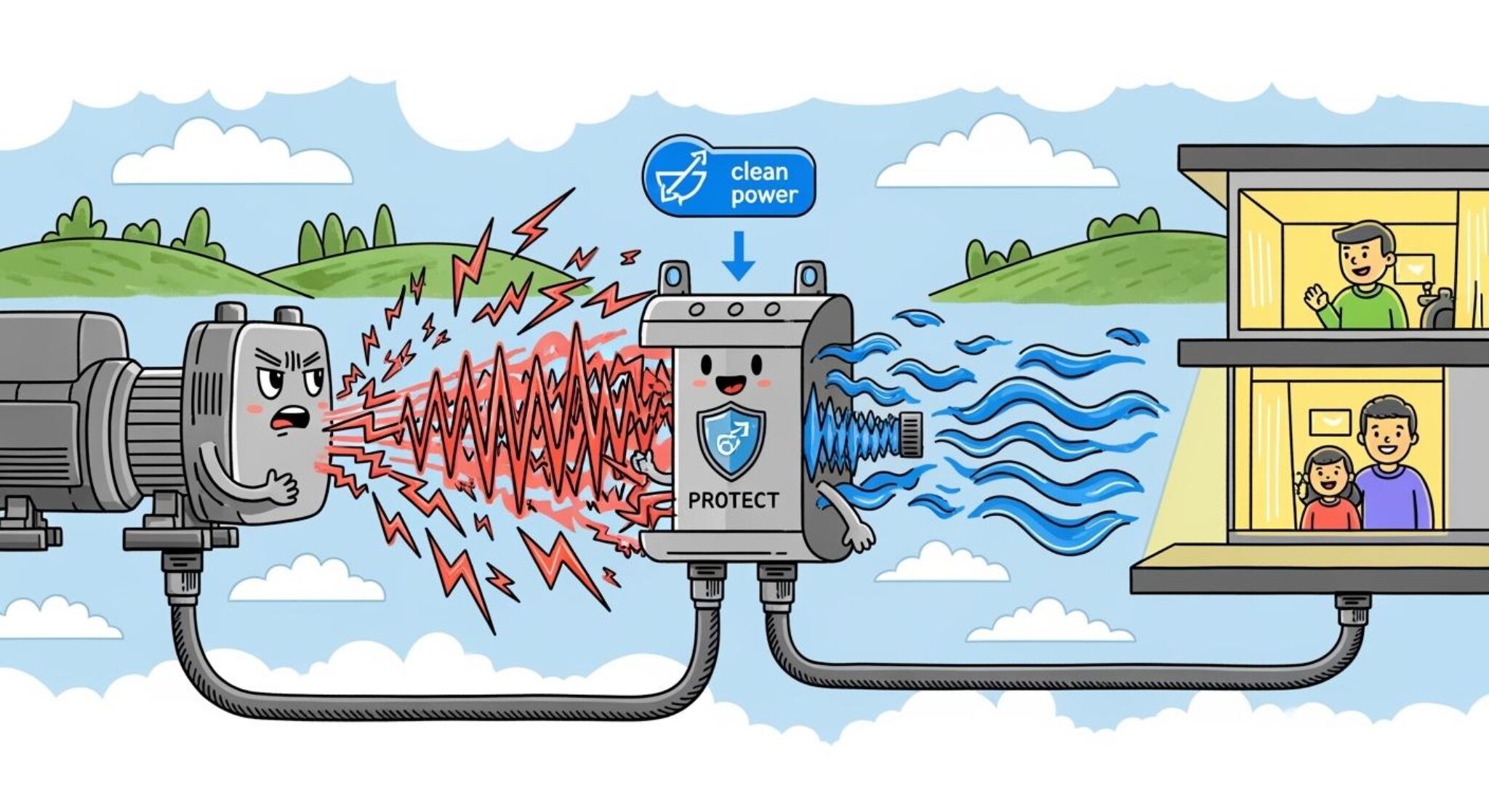 Stop Dirty Power Fast with the Right Power Line Conditioner for Generator